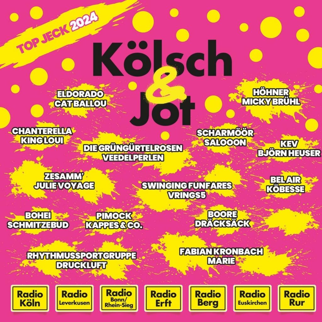 Kölsch & Jot – Top Jeck 2024 - BANDS.koeln